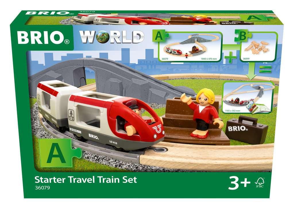 BRIO Reisezug Starter Set A (+Brio Lok gratis Zugabe)
